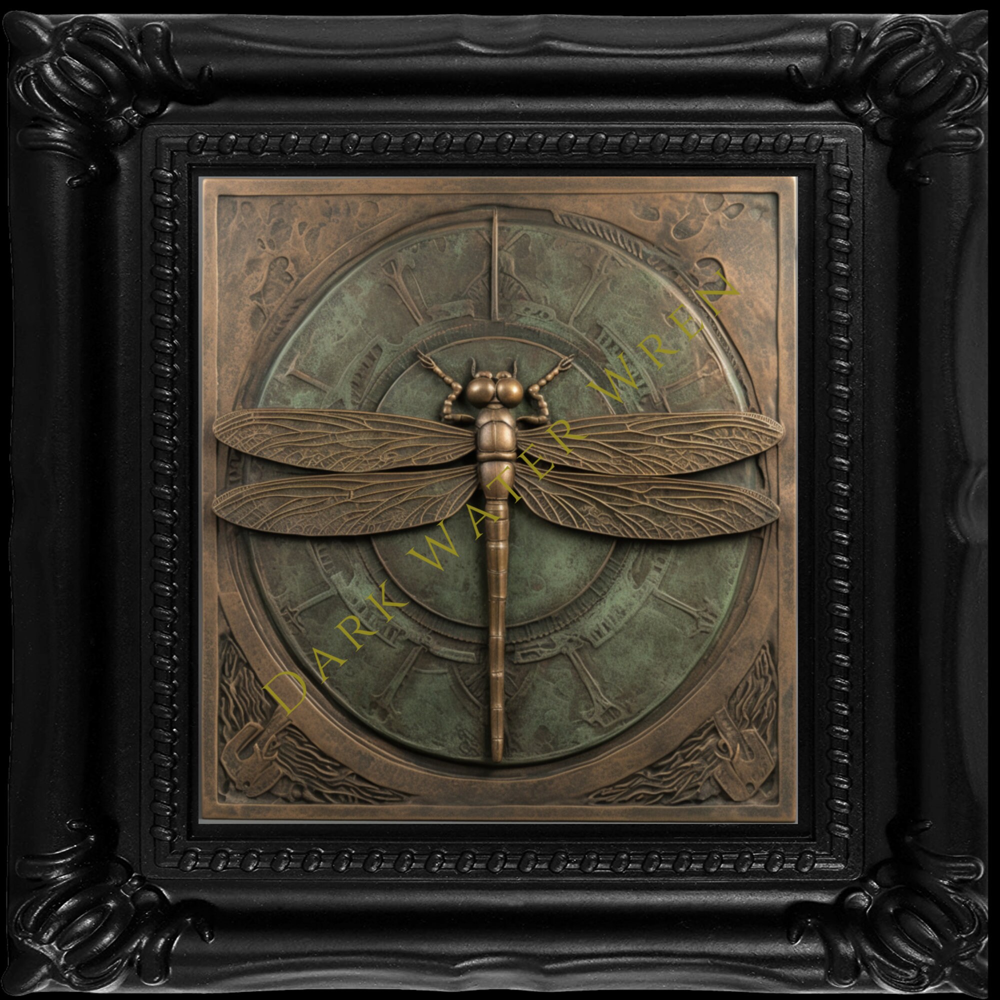 Art Deco Dragonfly Art Prints Downloadable Art Nouveau - Etsy