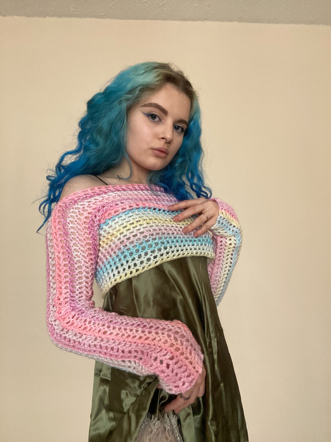Crochet Mesh Top - Etsy