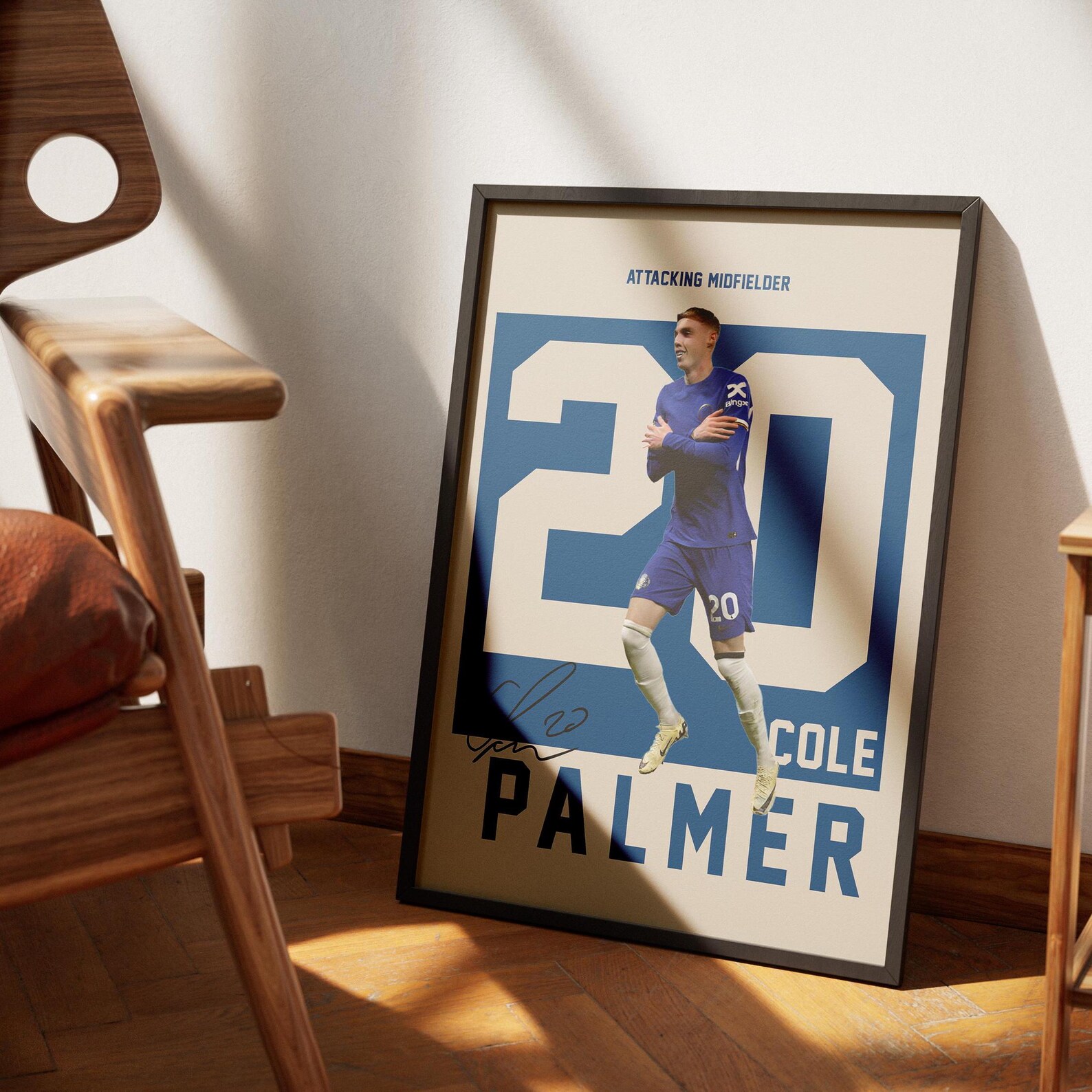 Cole Palmer Poster, Football Print, Soccer Wall Art, Football Fan Gifts ...