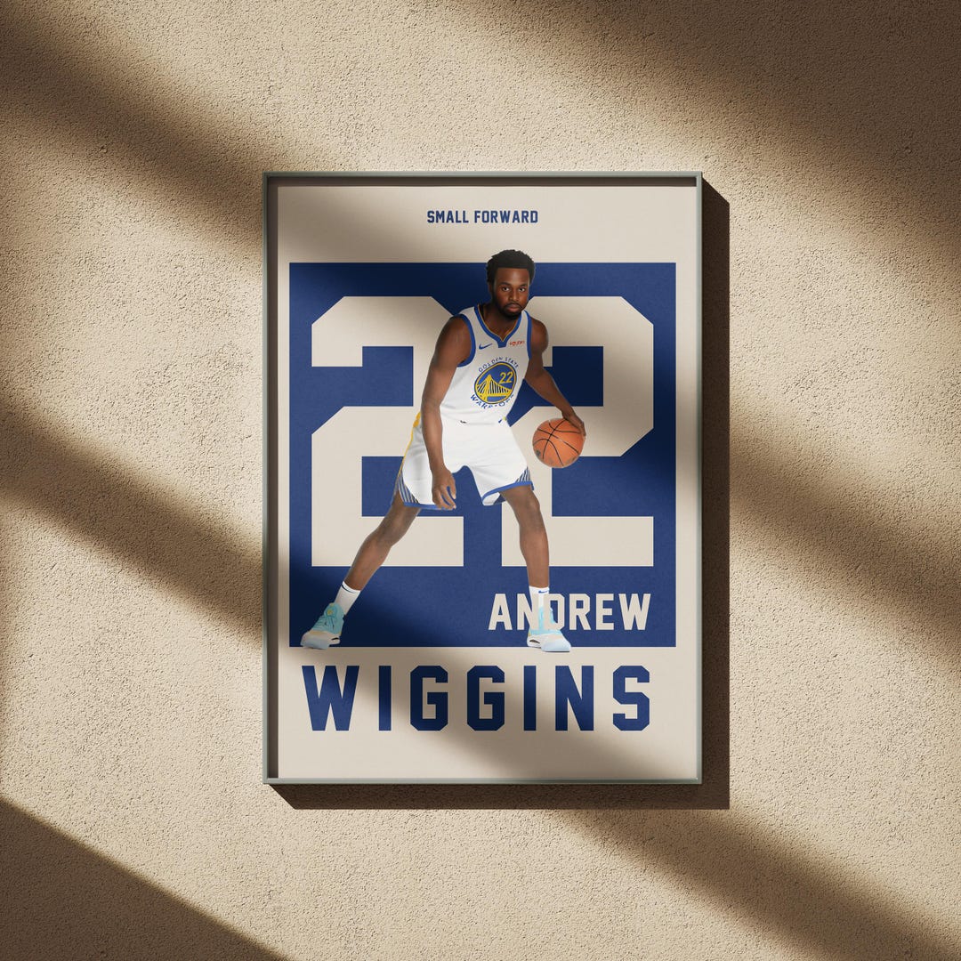 Andrew Wiggins Poster, Basketball Print, Basketball Fan Gifts ...