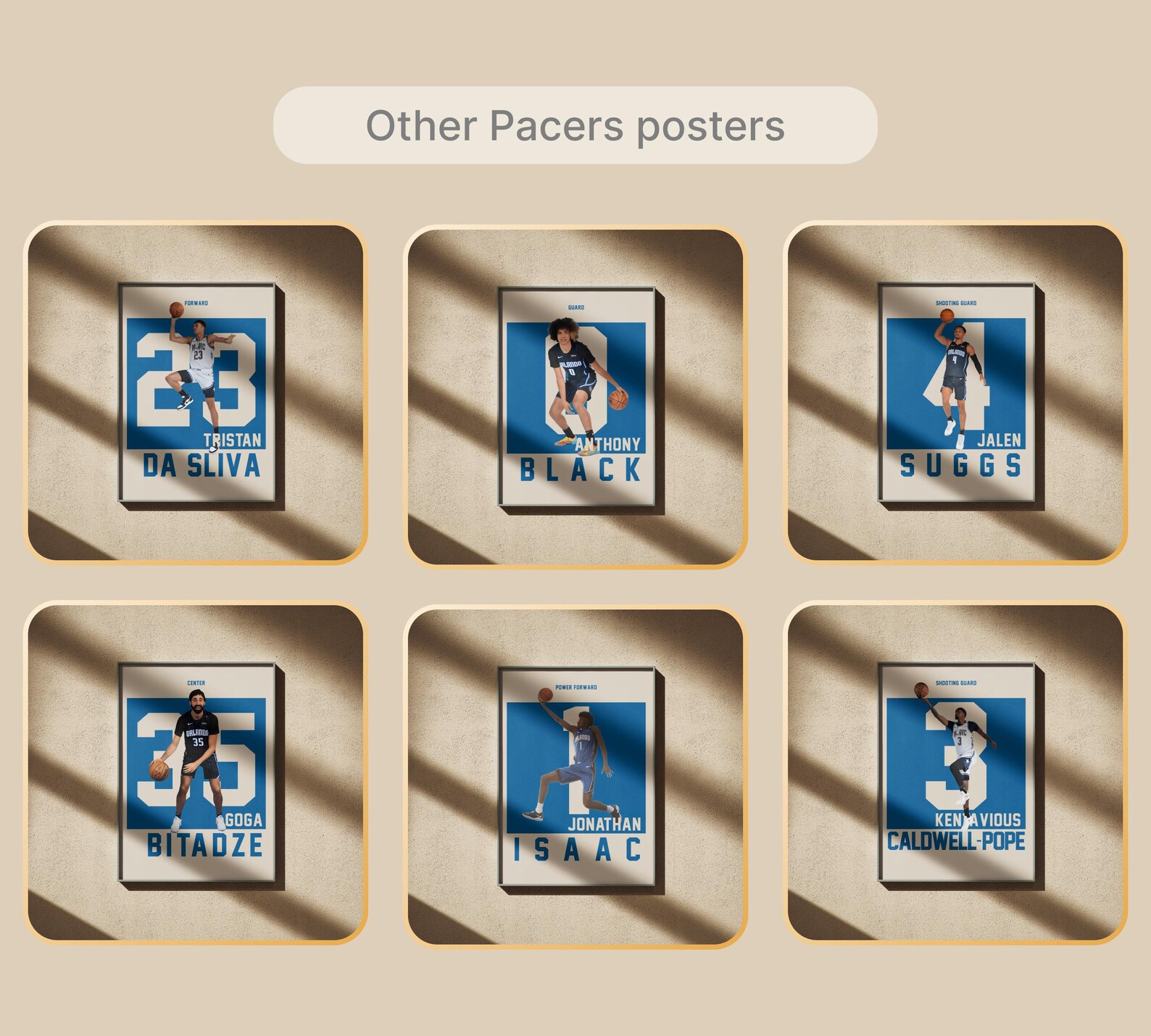 Goga Bitadze Poster, Basketball Print, Basketball Fan Gifts, Basketball ...