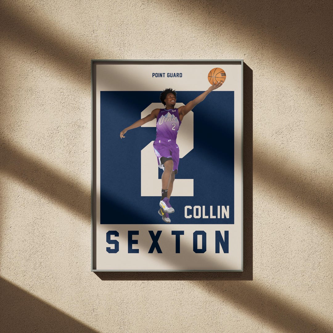 Collin Sexton Poster, Basketball Print, Basketball Fan Gifts ...