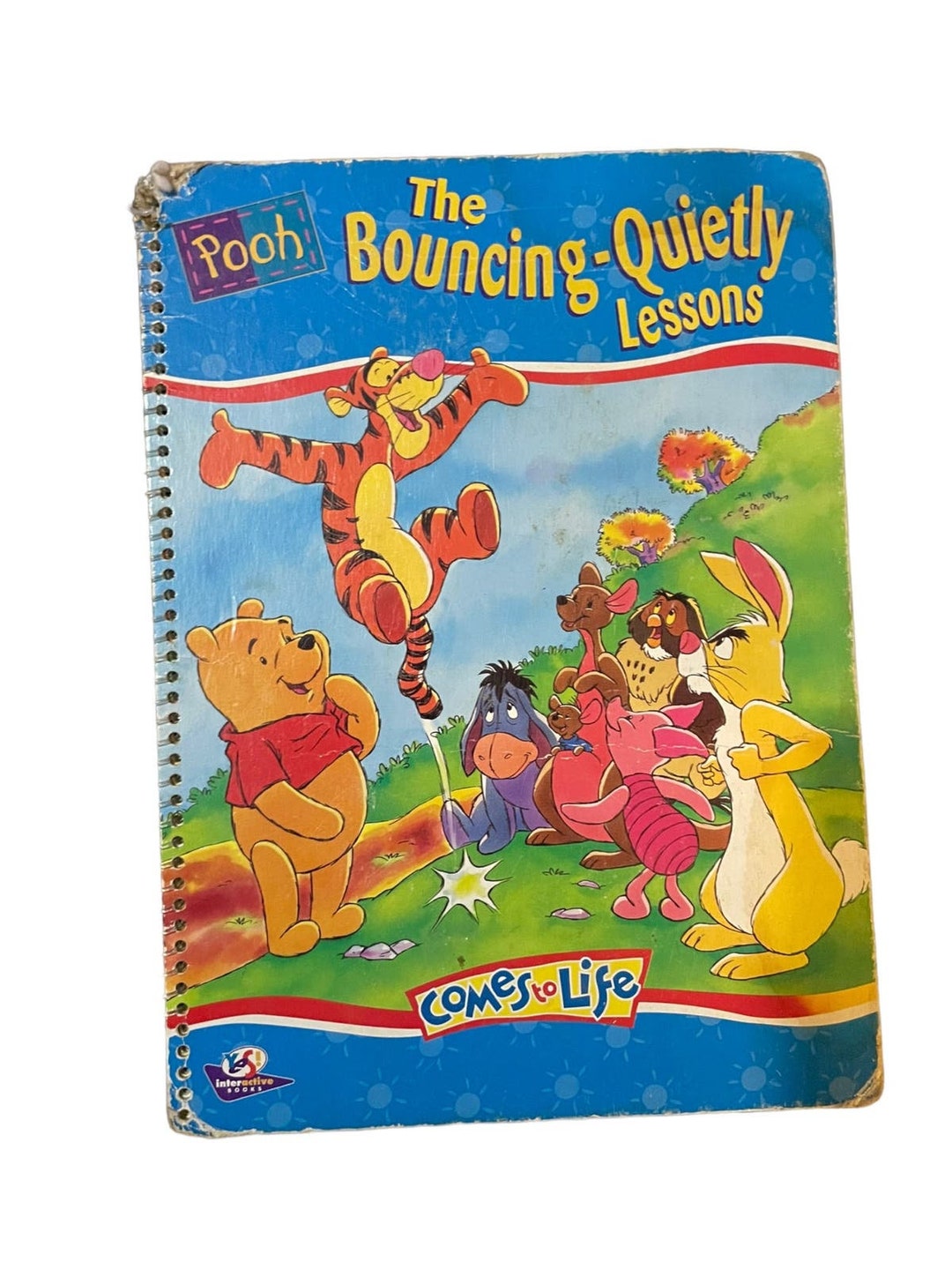 Disney Comes to Life Spiral Interactive Book Pooh Bouncing Quietly ...