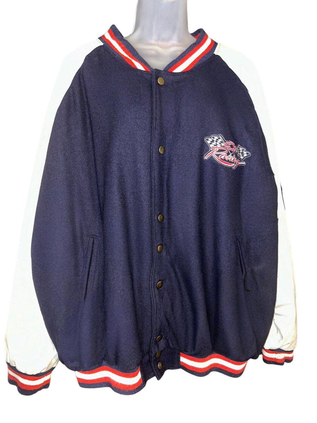 Vintage Steve & Barry Chevrolet Racing Men's Varsity Jacket Size X ...