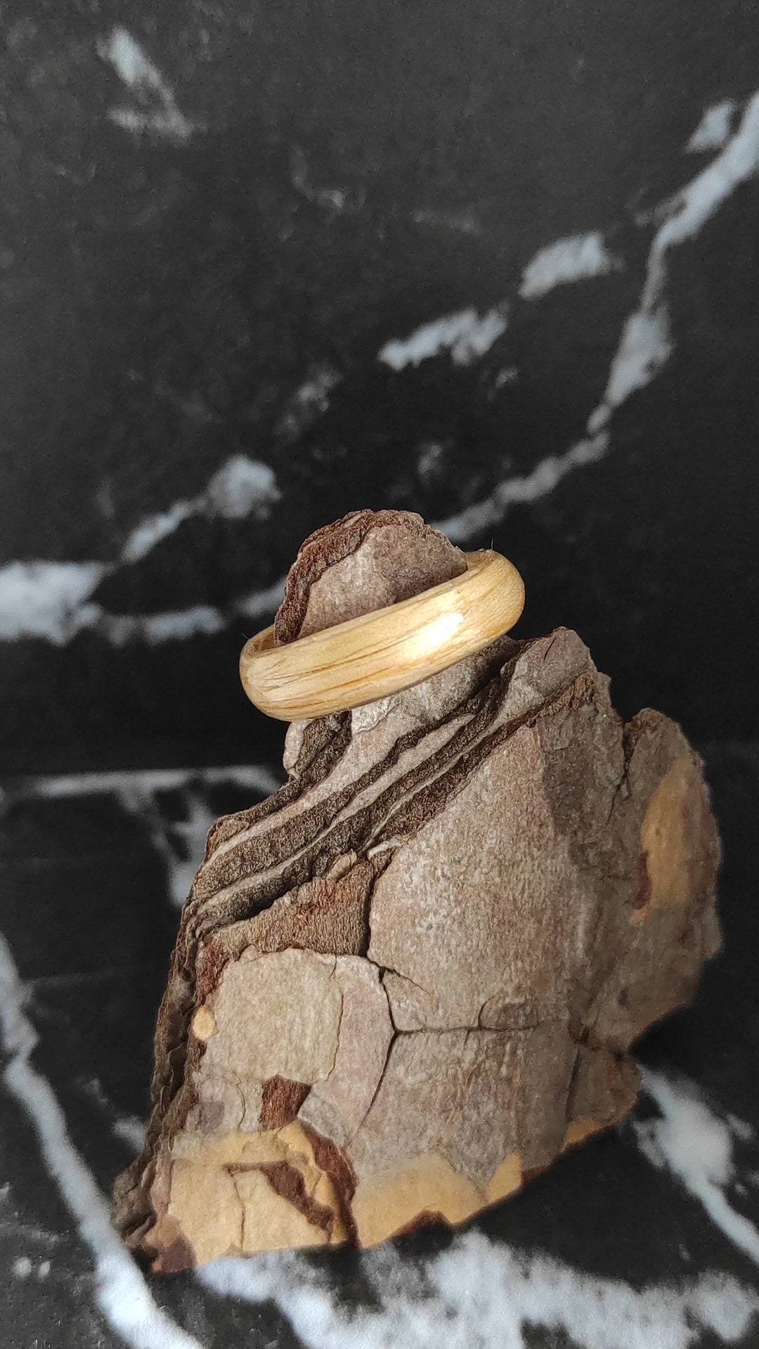 Oak Wood Ring Wood Jewelry Men Ring Women Ring Bentwood Ring Handmade ...