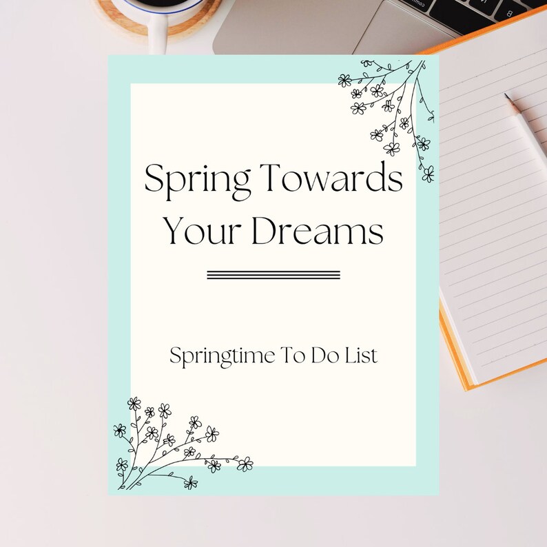 Printable to Do List Springtime Special - Etsy