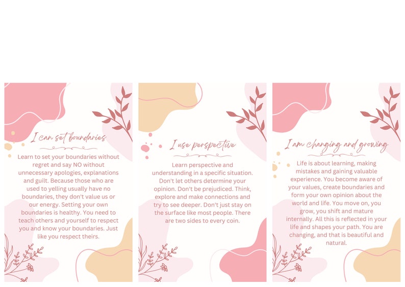 Motivational Cards, Inspirational Quote Cards, Mindfulness Cards ...