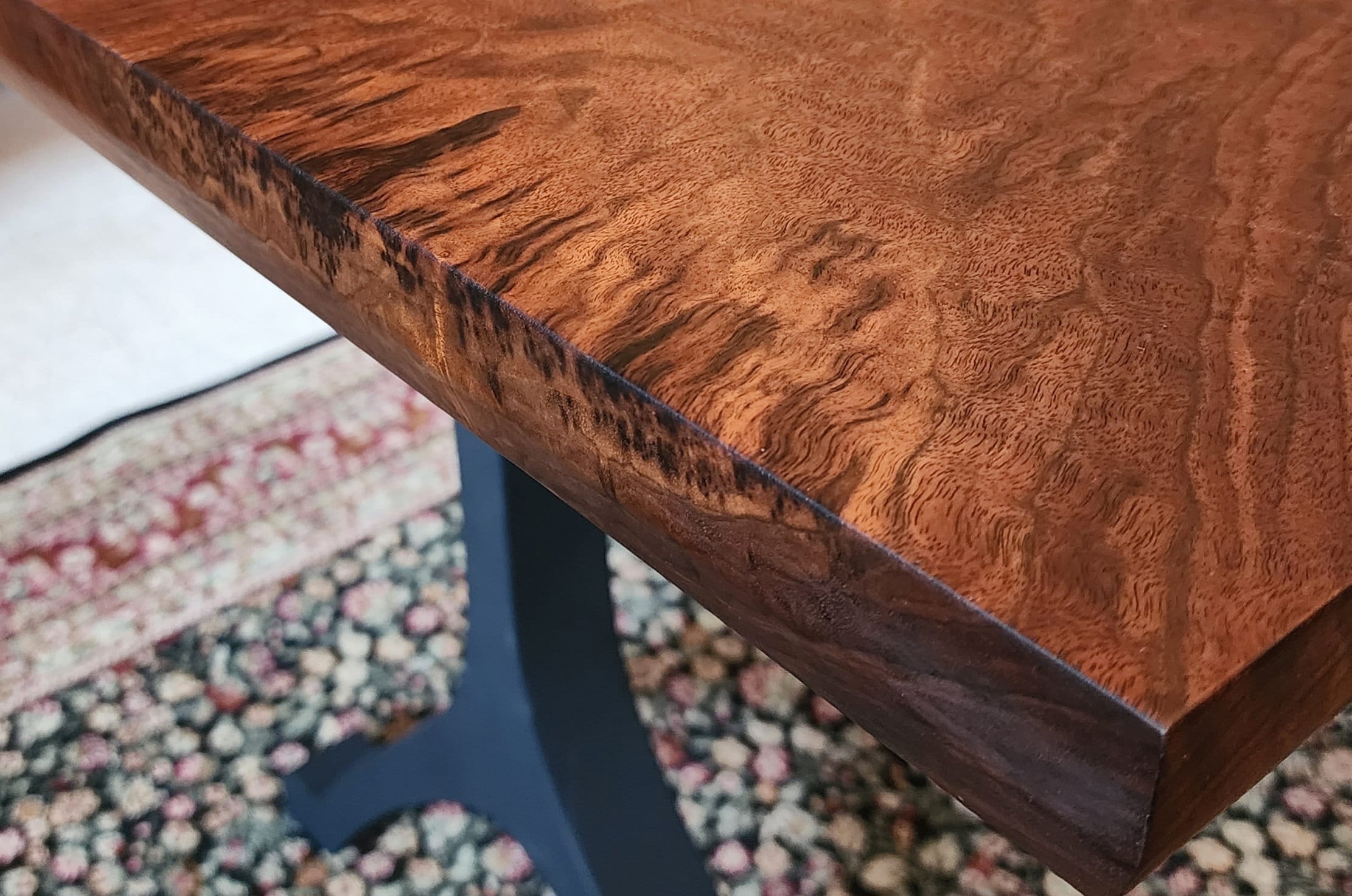 Solid Oregon Walnut Live Edge Accent Table - Etsy