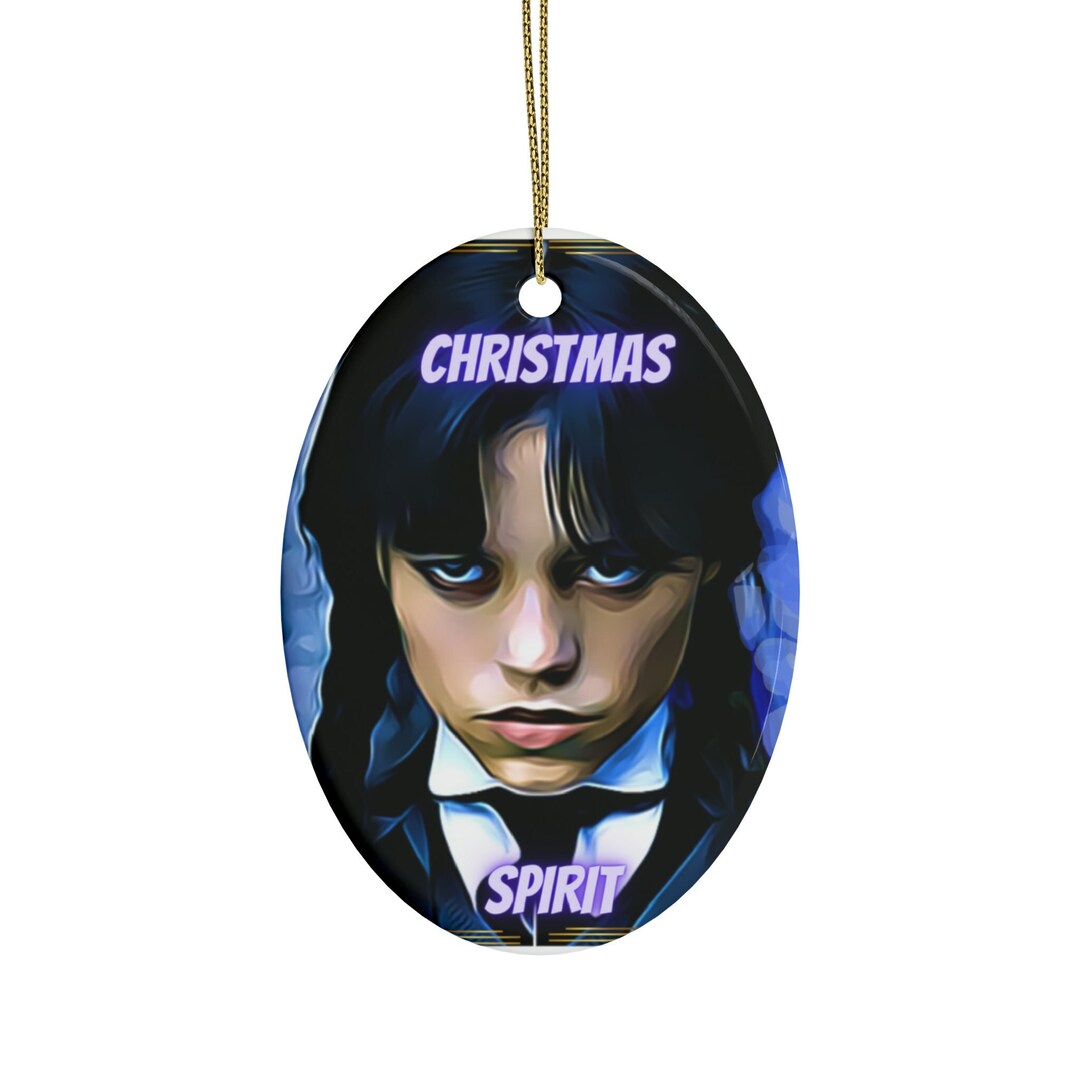 Wednesday Addams Ornament Ceramic Ornaments 1pc - Etsy