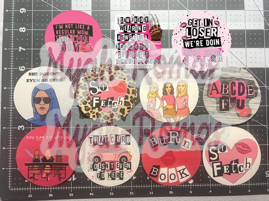 MIX GRAB BAG Cute Cardstock for Freshies Mean Girls Inspired Cardstock ...