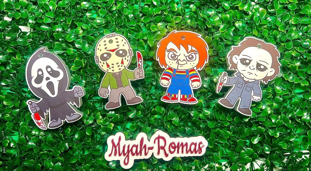 Horror Villian Car Freshies for Him or Her Ghostface Freshie Jason ...