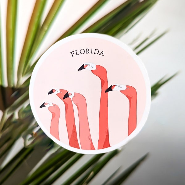 Flamingo Stickers - Etsy