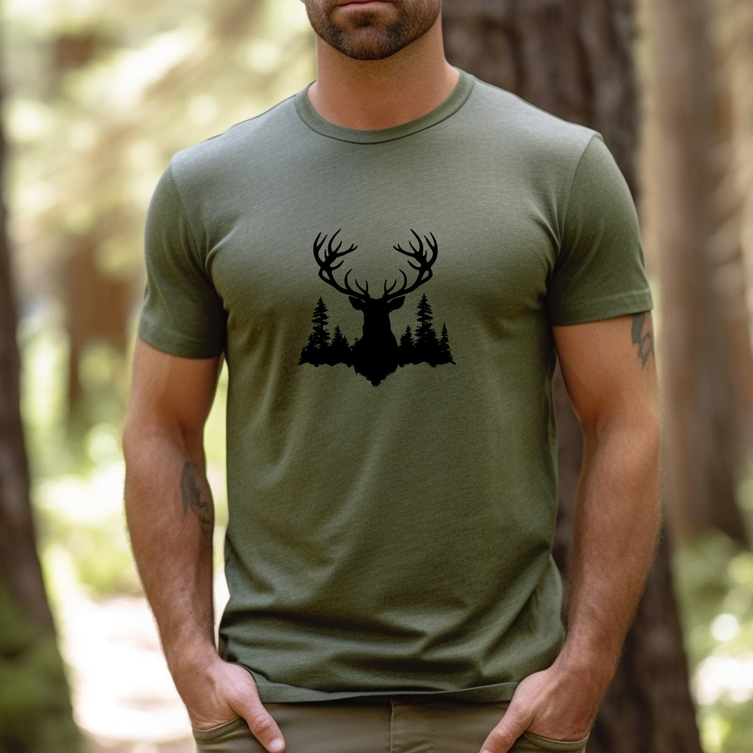 Deer Hunting Shirt for Men, Hunting Dad Shirt, Fathers Gift, Hunter Dad ...