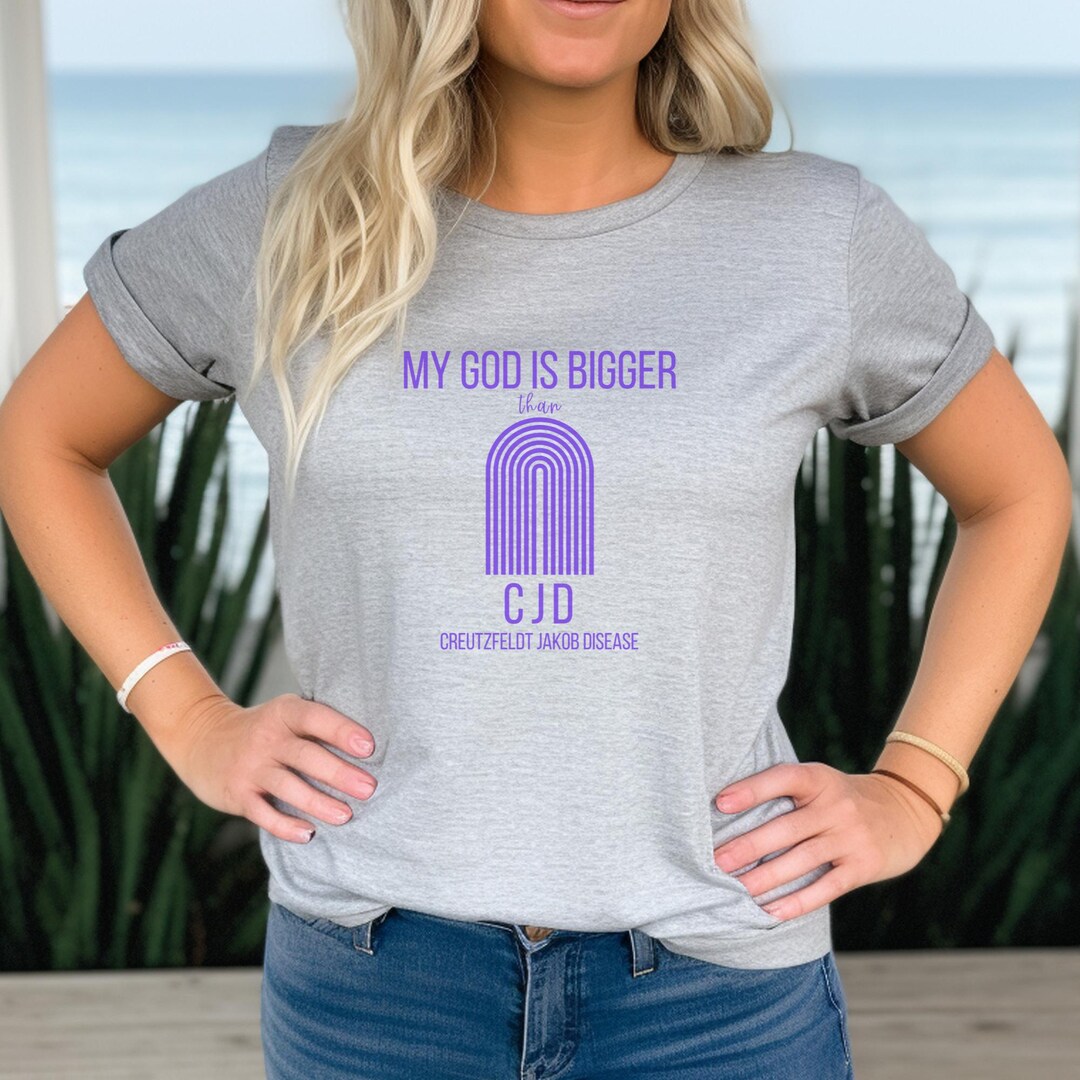 Creutzfeldt-jakob Disease Awareness Shirt for CJD Warrior, Creutzfeldt ...