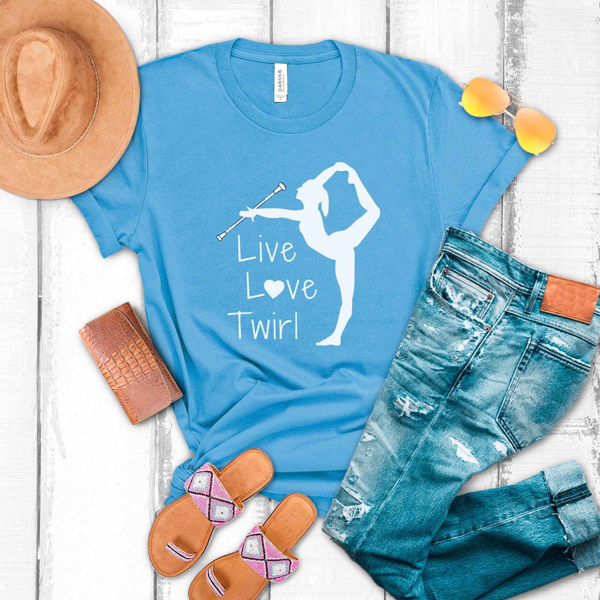 Baton Twirling Shirt for Twirler T-shirt Gift for Majorette Twirl T Shirt for Baton Twirling ...