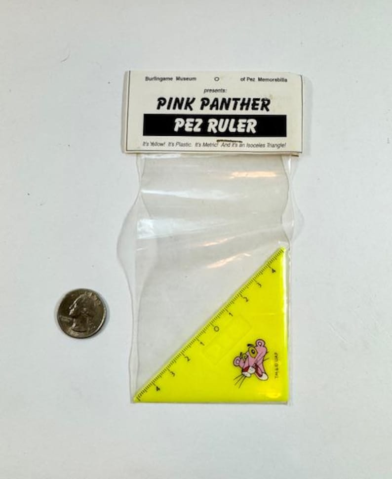 PEZ Pink Panther Ruler - Etsy