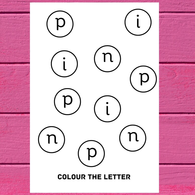 Phonics Letter Recognition Worksheets, Homeschool Printable (PDF ...
