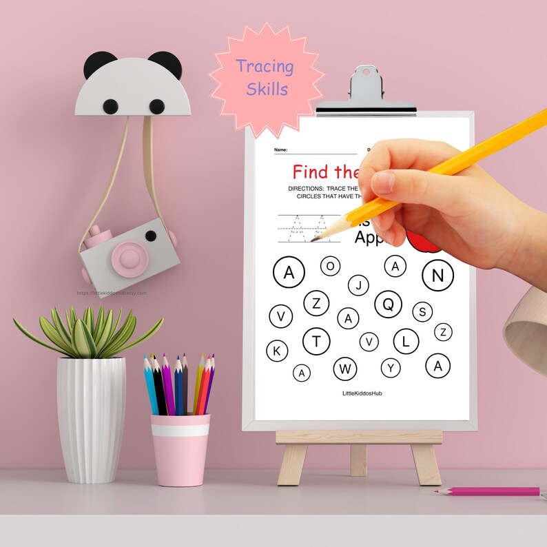 Alphabet Tracing Worksheet, Learning ABC, Homeschool Printable (PDF) - Etsy