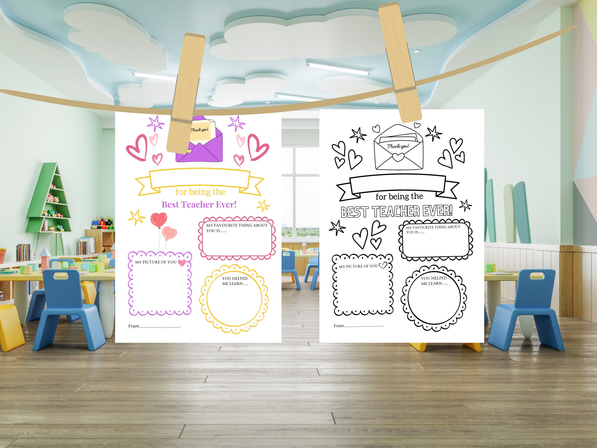 Teacher Thank You Gift, Appreciation Week Printable Gift, and Teacher ...