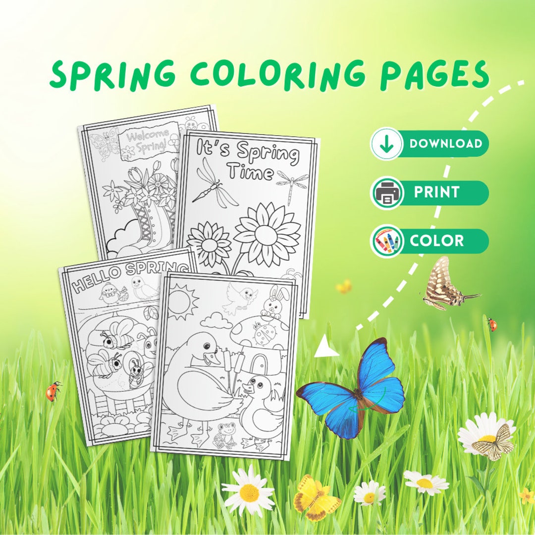 Spring Printable Activities Preschool Worksheets Homeschool Resources ...