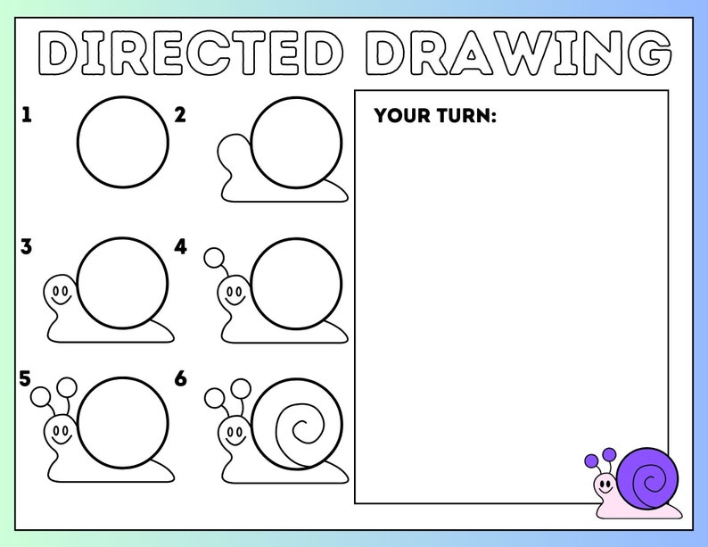 How to Draw Cartoon Animals, Step-by-step Guided Drawing, Learn How to ...