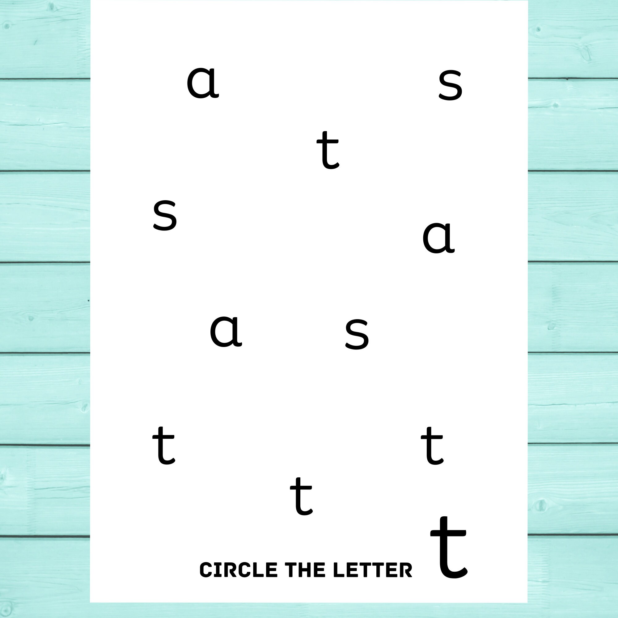 Phonics Worksheets Letter Recognition for Lowercase First Letter Group ...