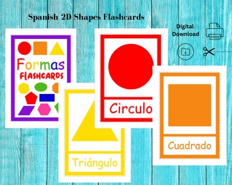 Spanish Digital Colour Flashcards - Learning Spanish Colours, for ...