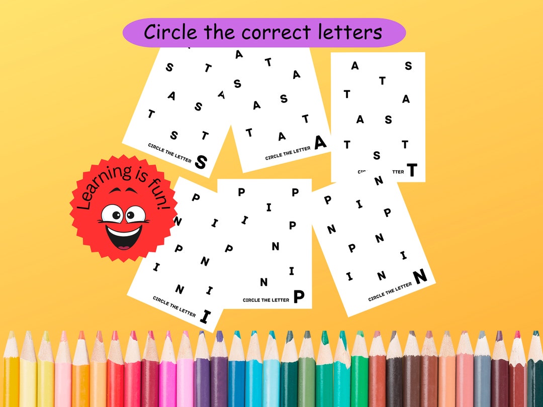 Phonics Worksheets Letter Recognition for Preschool Classroom ...