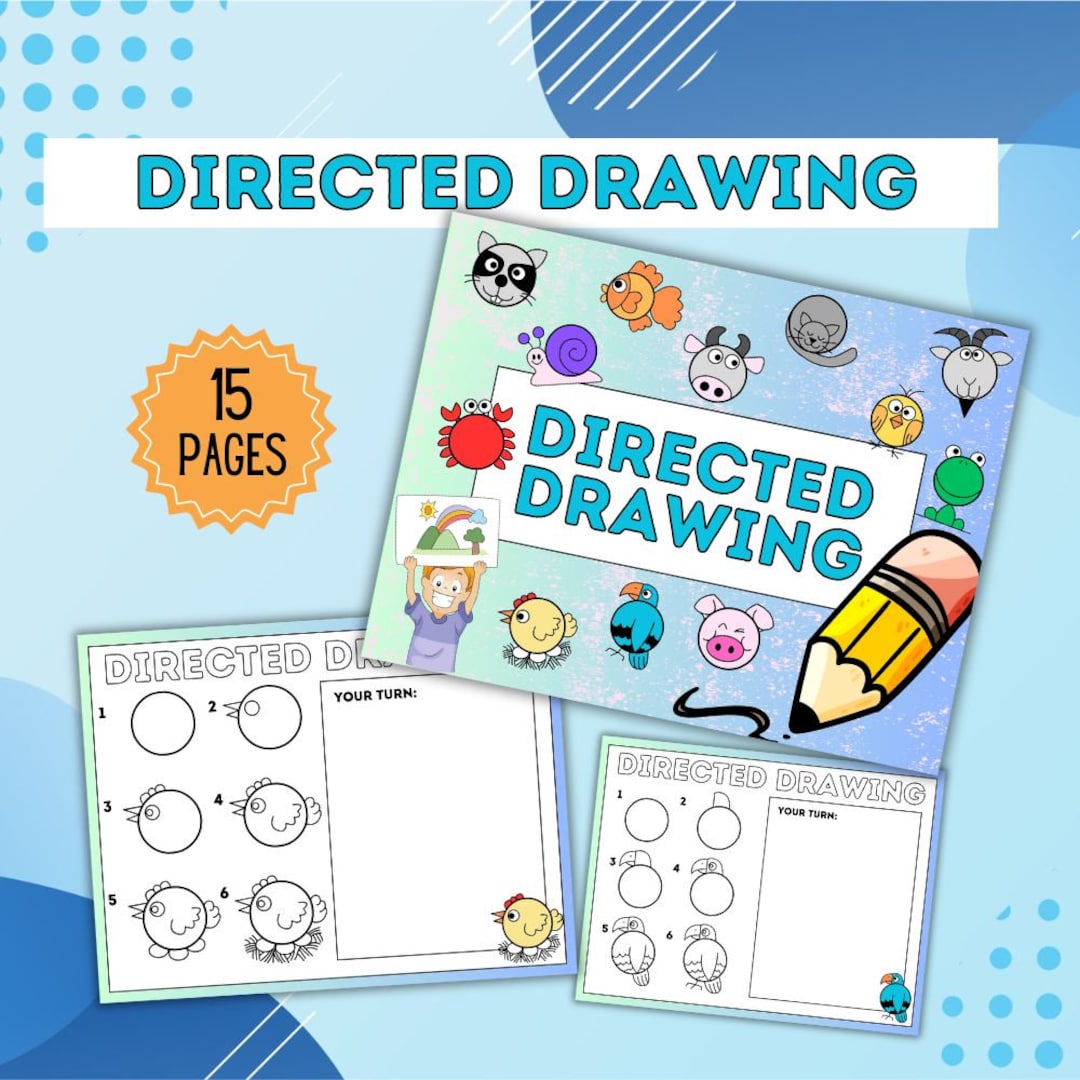 How to Draw Cartoon Animals, Step-by-step Guided Drawing, Learn How to ...