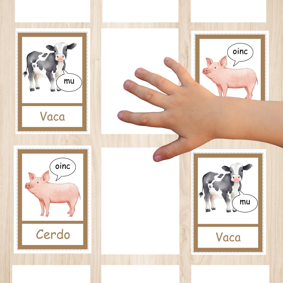 Printables Prek & Kindergarten - Spanish Animals and Their Sounds ...