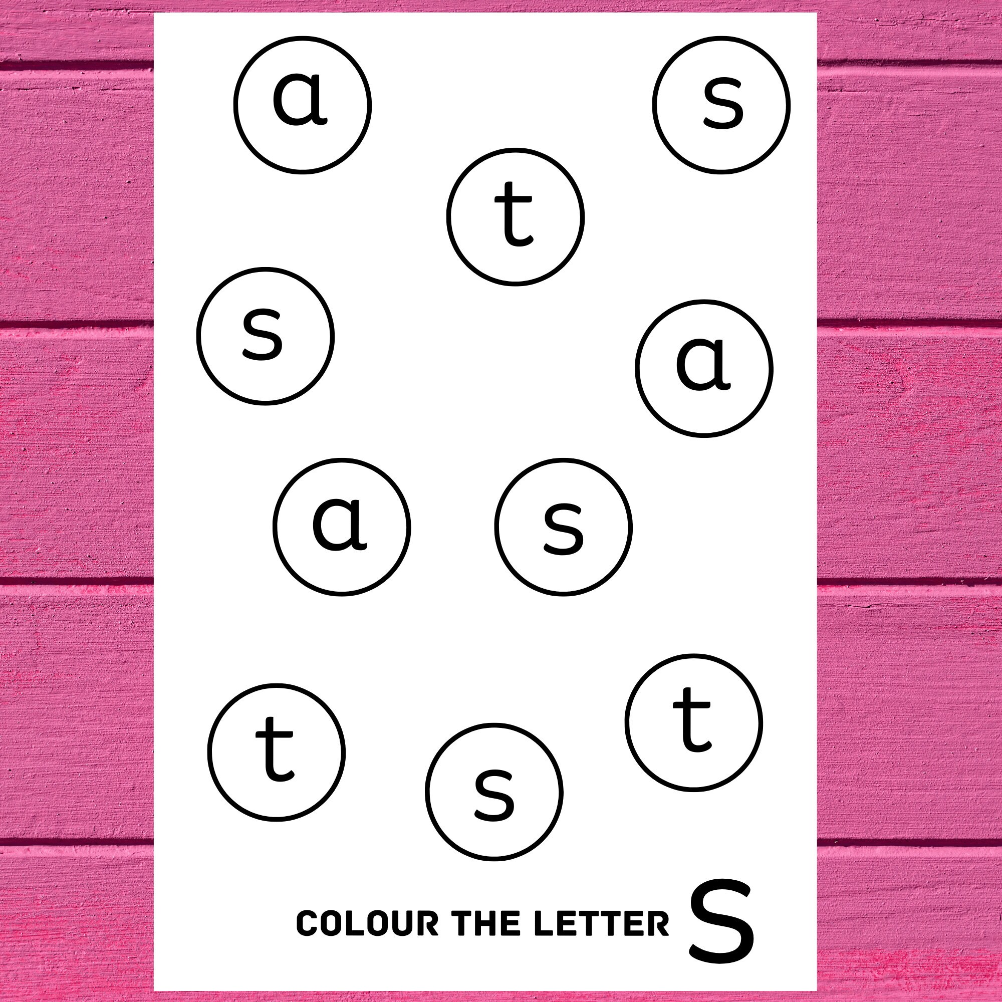 Phonics Worksheets Letter Recognition for Lowercase First Letter Group ...