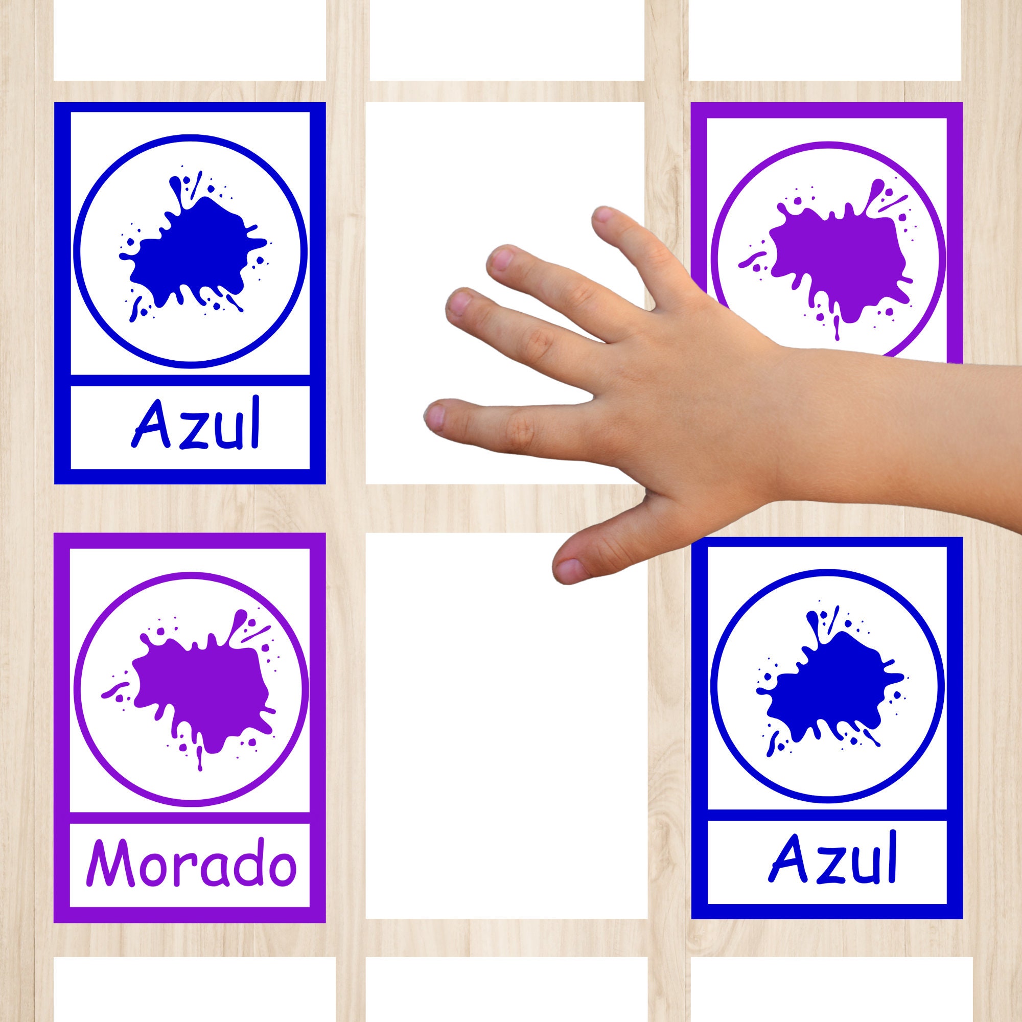 Spanish Digital Colour Flashcards - Learning Spanish Colours, for ...