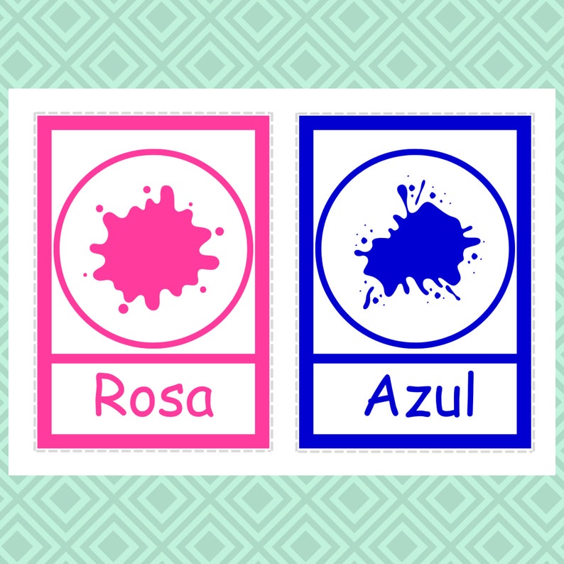 Spanish Digital Colour Flashcards - Learning Spanish Colours, for ...