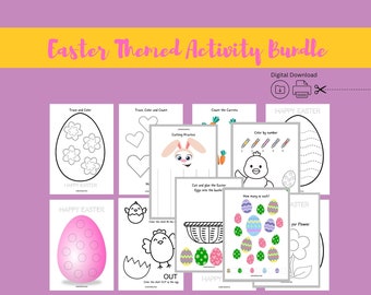 Printable Easter Activities for Kids, Preschool Worksheets, Easter ...