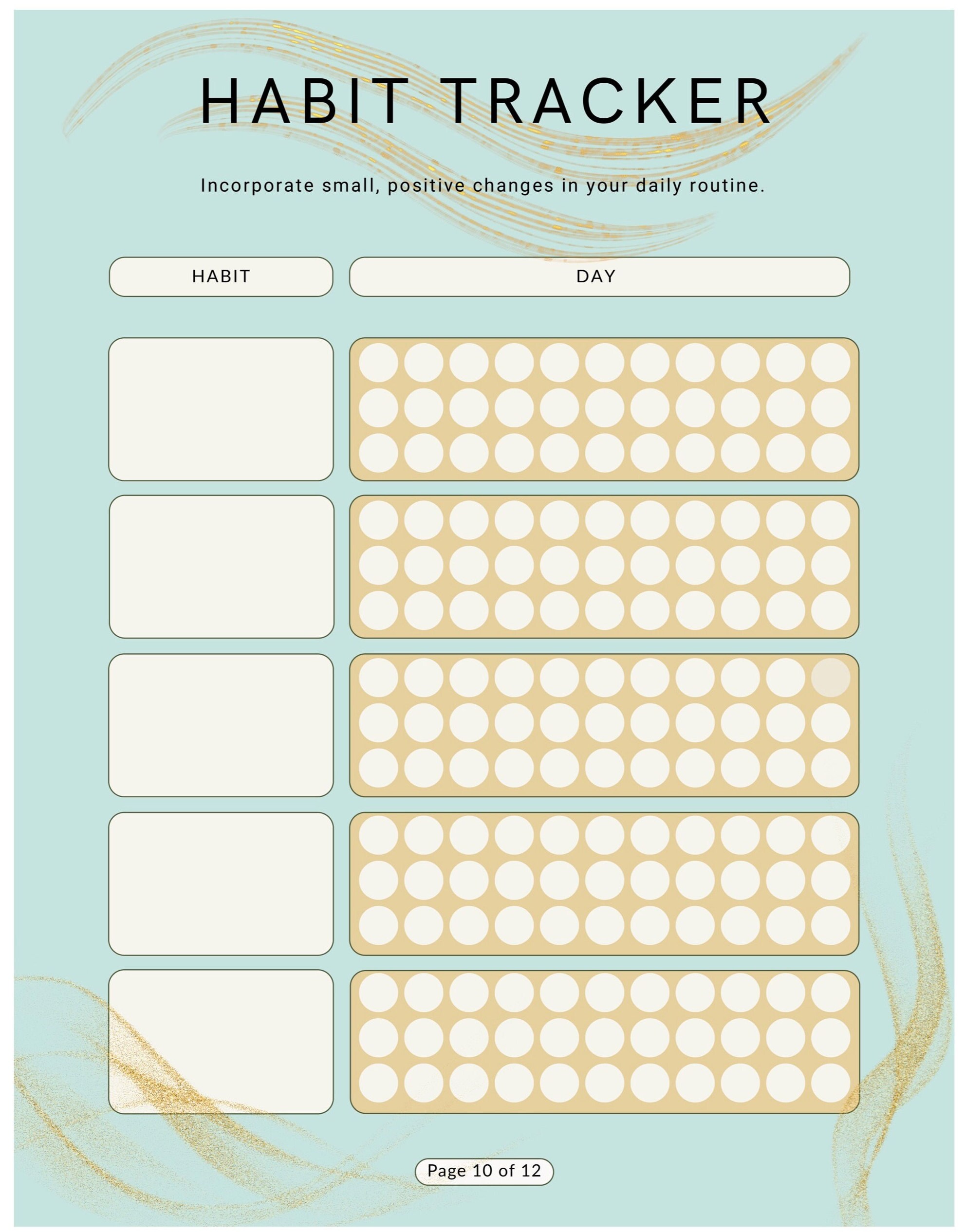 DIGITAL MINDFULNESS PLANNER | Editable Monthly Planner | Mindfulness ...
