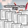Cheerleading Mat Choreography Routine Sheets - 6 Pages 8.5x11 ...