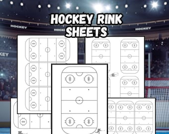Field Hockey Blank Drill Sheets for Field Hockey Coach or Player 11x8.5 ...
