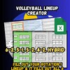 Volleyball Point Tracker Sheet for Coach 8.5x11 Digital Download ...