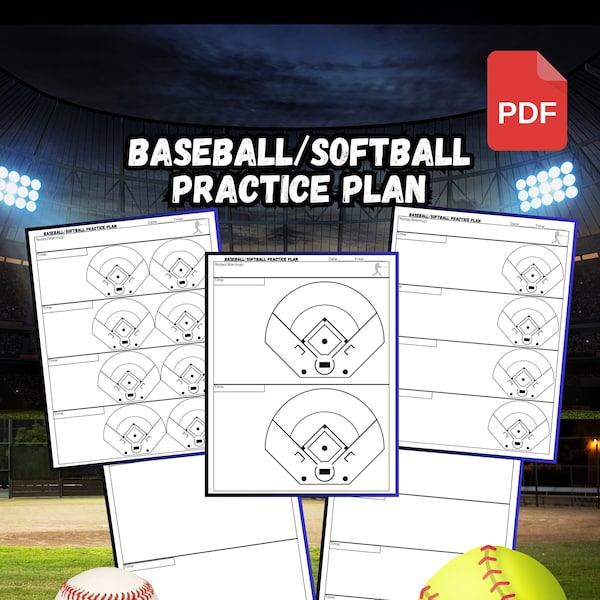 Baseball Coaching Sheets - Etsy