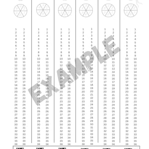 Volleyball Rotation Performance Tracker Sheet for Volleyball Coach 8 ...