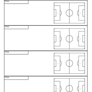 Soccer Practice Plan Sheets 8.5x11" | 2 Digital Downloads | Soccer ...