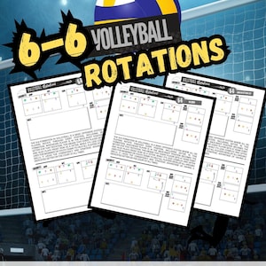 6-2, 5-1, 5-2, 4-2, & 6-6 Volleyball Rotation Sheets | 51 Printable PDF ...