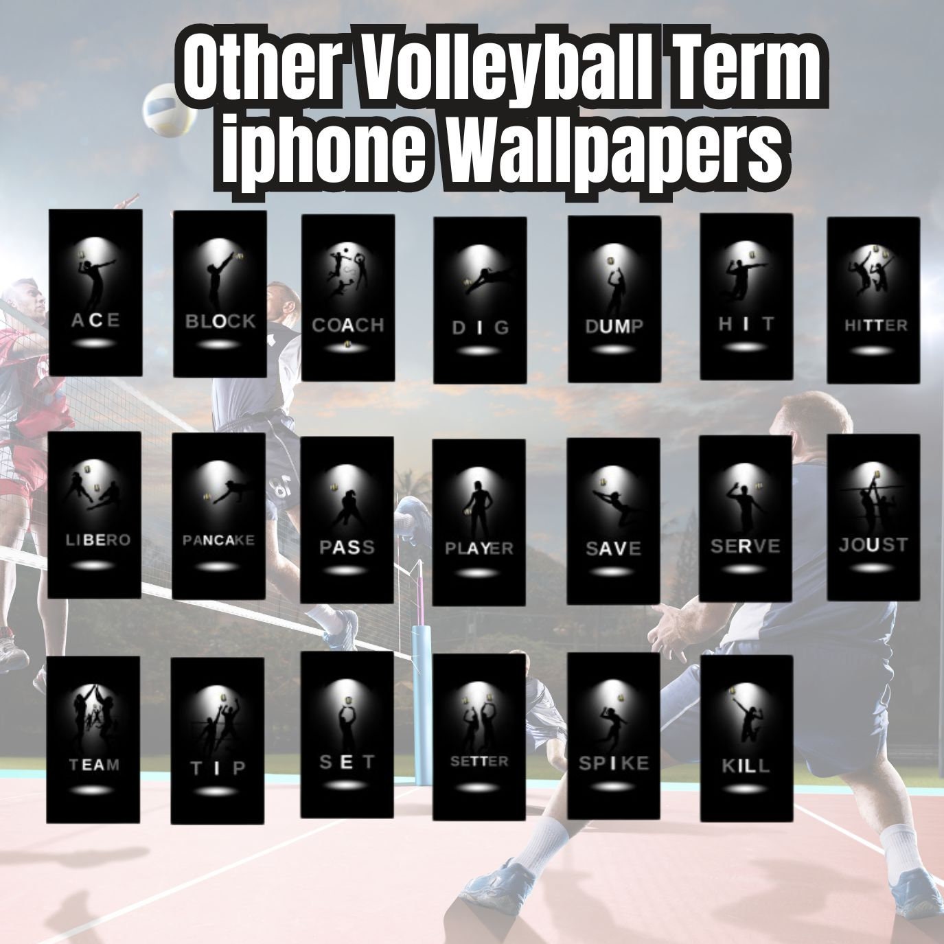 20 Volleyball iPhone Wallpapers | Volleyball iPhone | Volleyball ...
