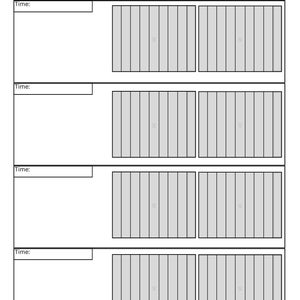 Cheerleading Practice Plan Sheets 8.5x11" | 2 Digital Downloads | Cheer ...