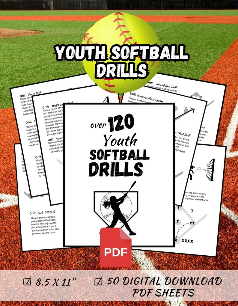 Softball BUNDLE Including Practice Plans, Stat Sheets, Line up Sheets ...