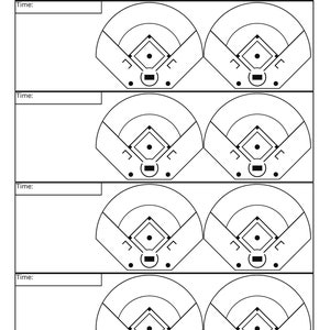 Baseball Softball Practice Plan Sheets 8.5x11" | 2 Digital Downloads ...