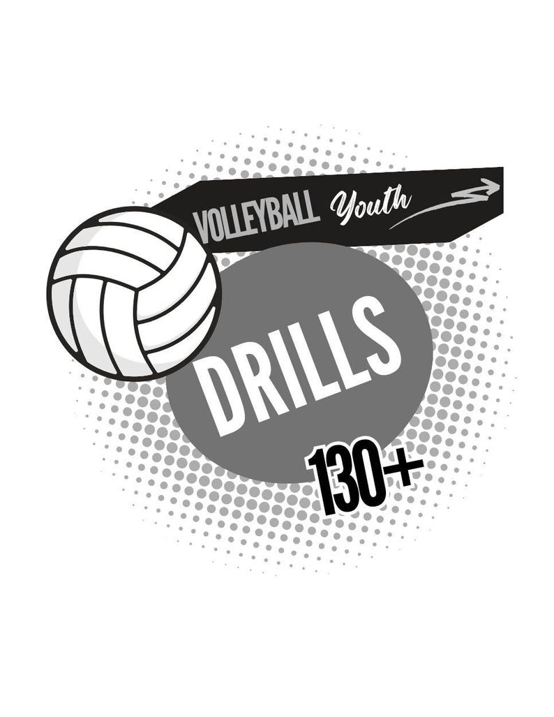 130 Youth Volleyball Drills 8.5x11" | Digital Download | Volleyball ...
