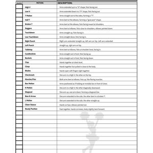 Cheerleading Skills List Sheets 11 X 8.5" | 10 Pdf Digital Downloads ...