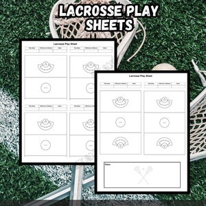 Lacrosse Practice Plan, Lineup, Field, and Play Sheets BUNDLE 8.5x11 ...