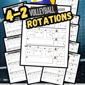 6 2 5 1 5 2 4 2 6 6 Volleyball Rotation Sheets 51 Printable PDF